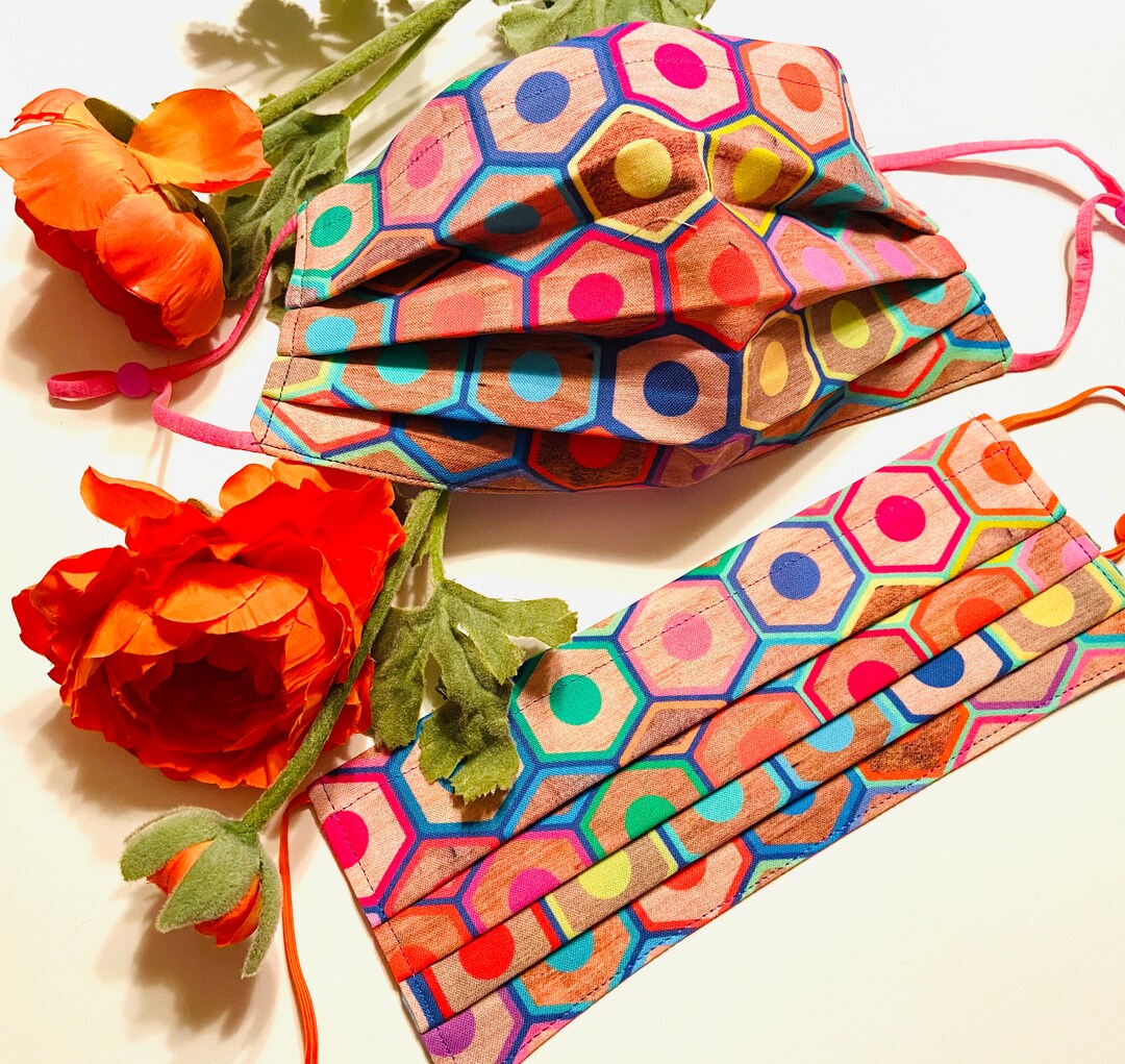 Colored Pencil Cross-section Adult Mask - Etsy