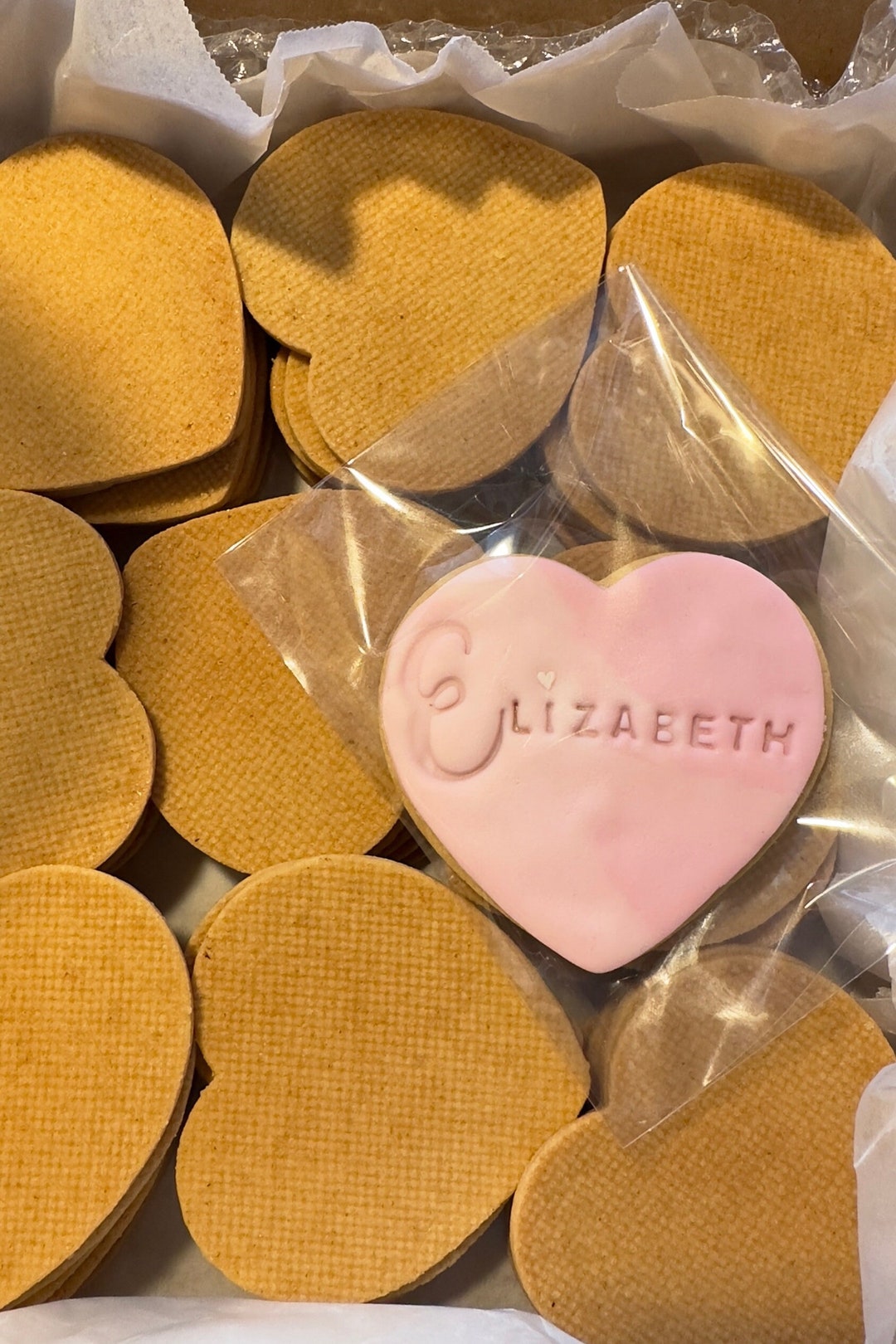 Undecorated Heart Plain Sugar Cookies - Etsy