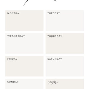 Printable Weekly and Monthly Planner Pages - Etsy