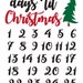 Christmas Countdown Bundle SVG, PNG, JPG Days Until Christmas Design ...