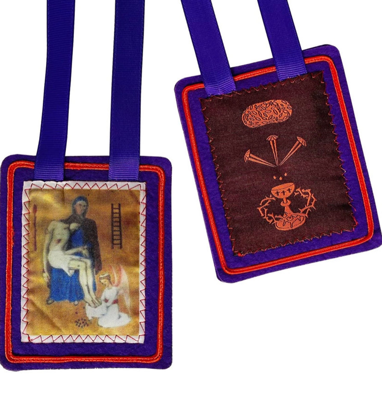 Purple Scapular - Etsy