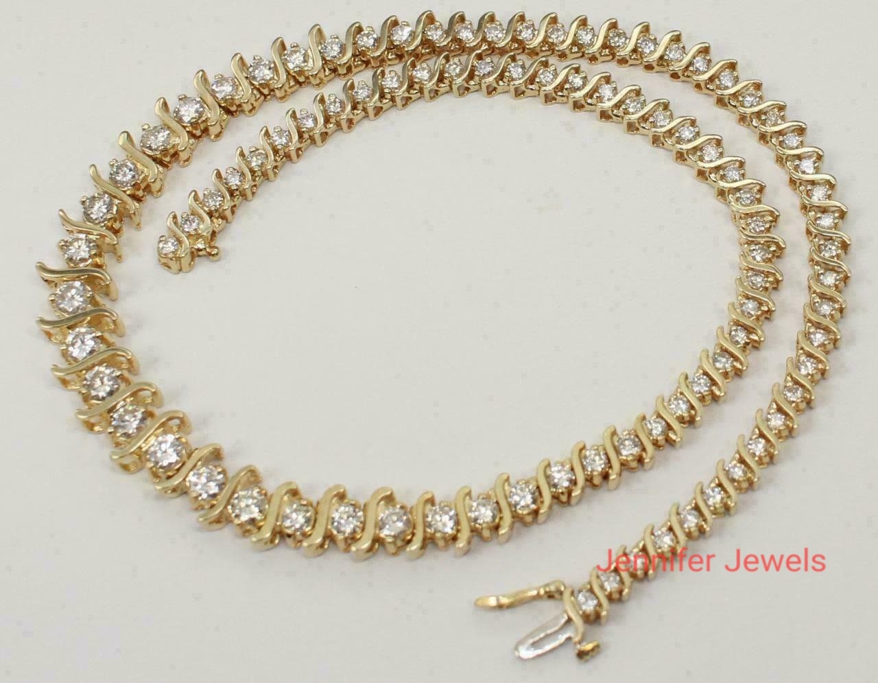 Diamond S Necklace - Etsy
