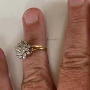 Christmas Day Gift for Her 14k Yellow Gold Over 1.5CT Round Cut Diamond ...