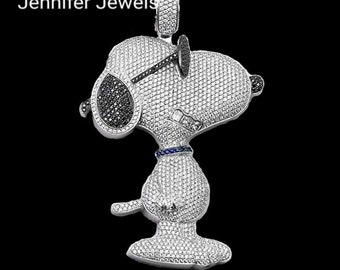 Gold Snoopy Pendant - Etsy