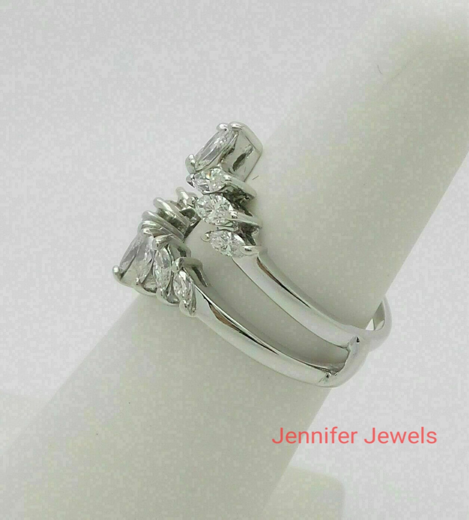 1 Ct Marquise Cut Diamond Enhancer Guard Wrap Insert Ring - Etsy