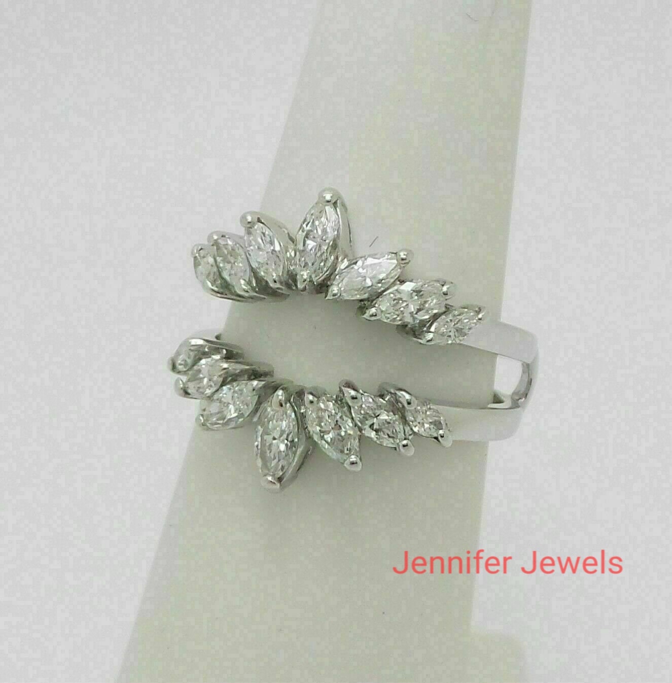 1 Ct Marquise Cut Diamond Enhancer Guard Wrap Insert Ring - Etsy