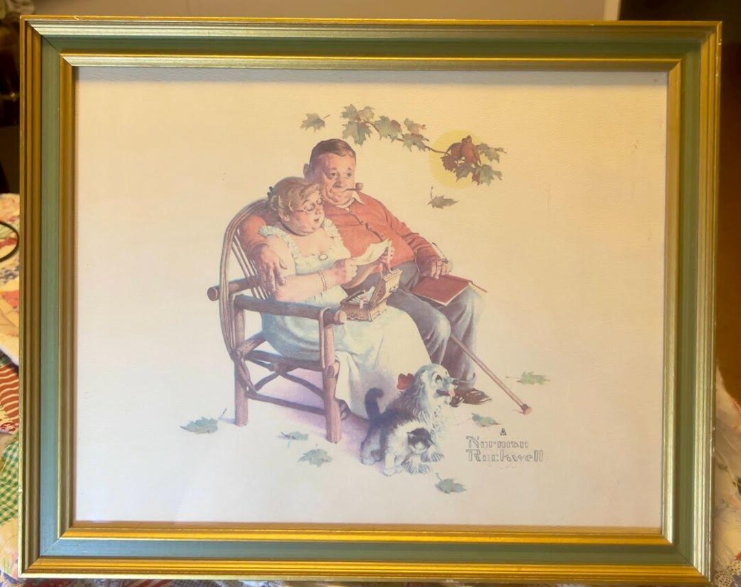Norman Rockwell From the Ages of Love Series Printing by Brown ...
