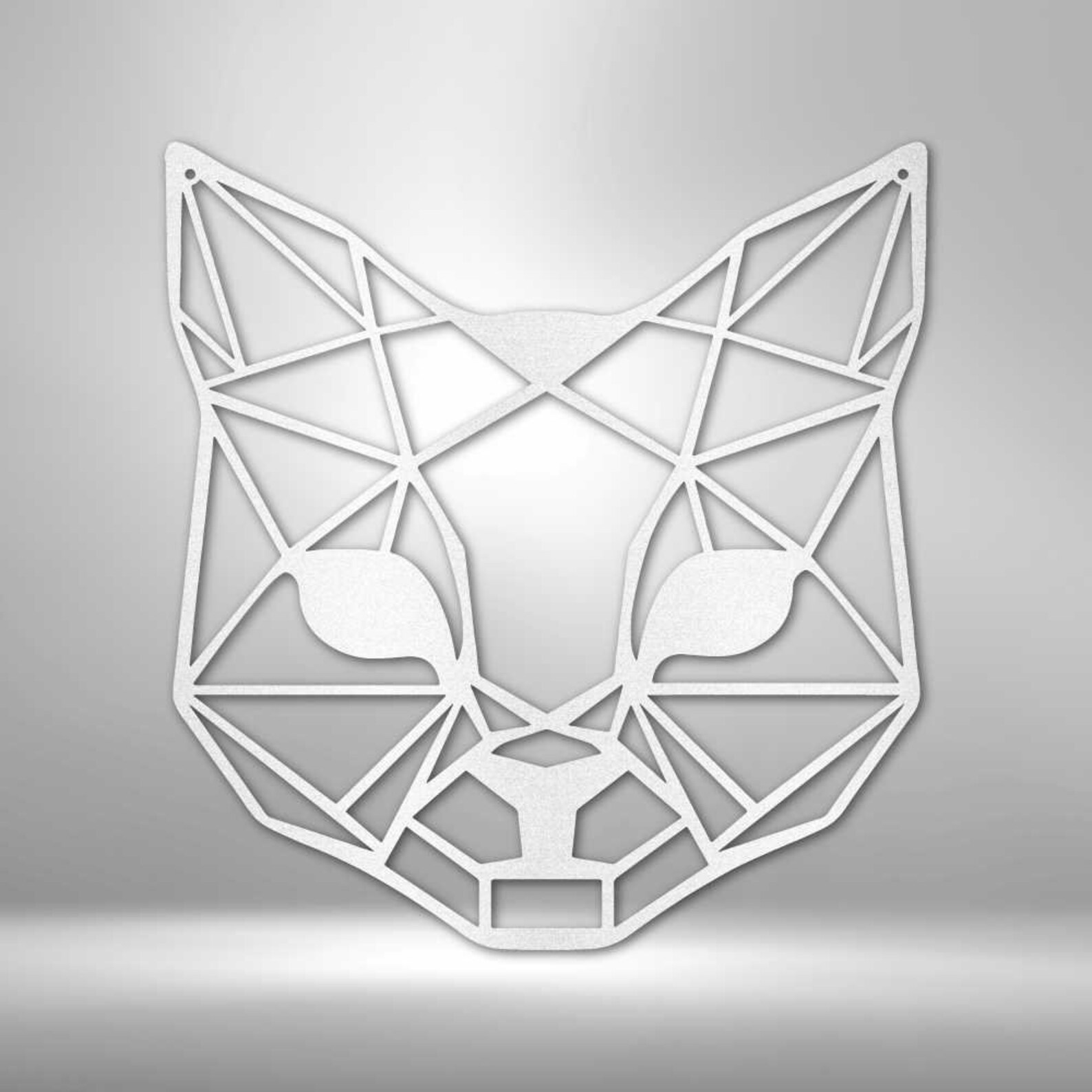 Geometric Cat Face - Steel Sign for Cat Lovers Everywhere - Etsy