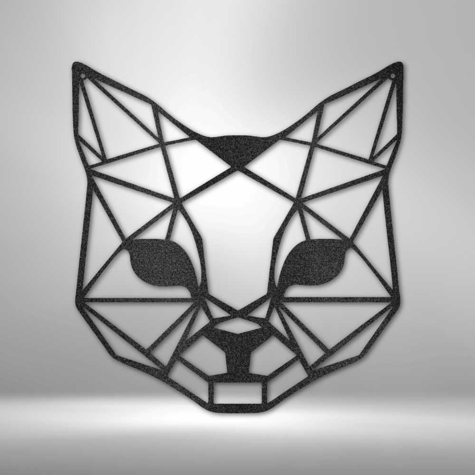 Geometric Cat Face - Steel Sign for Cat Lovers Everywhere - Etsy