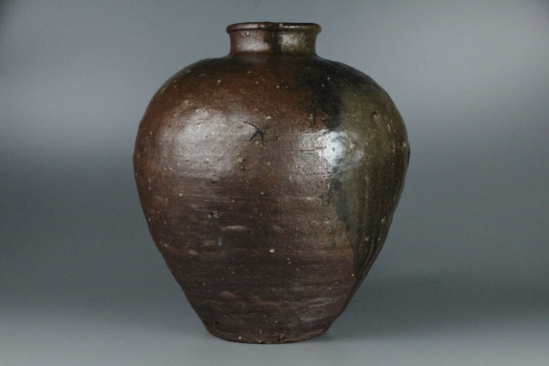 Ancient Japanese Pottery Storage Jar - Etsy