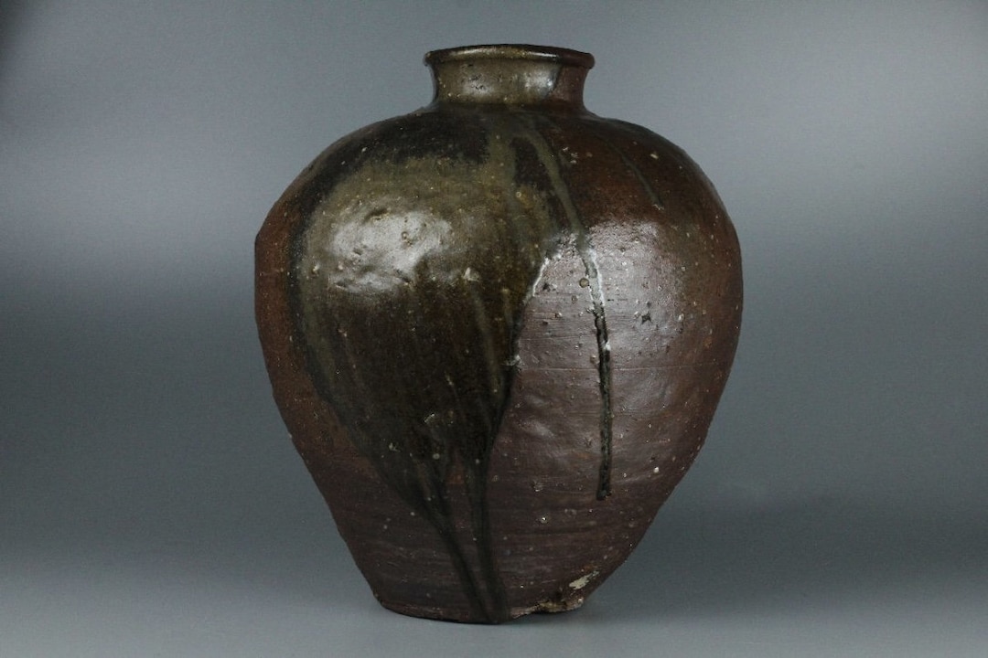 Ancient Japanese Pottery Storage Jar - Etsy