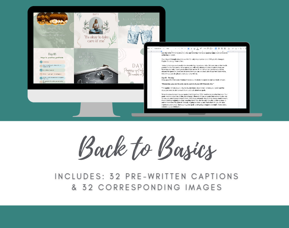 Bodi Challenge Group/back to Basics Challenge Group - Etsy