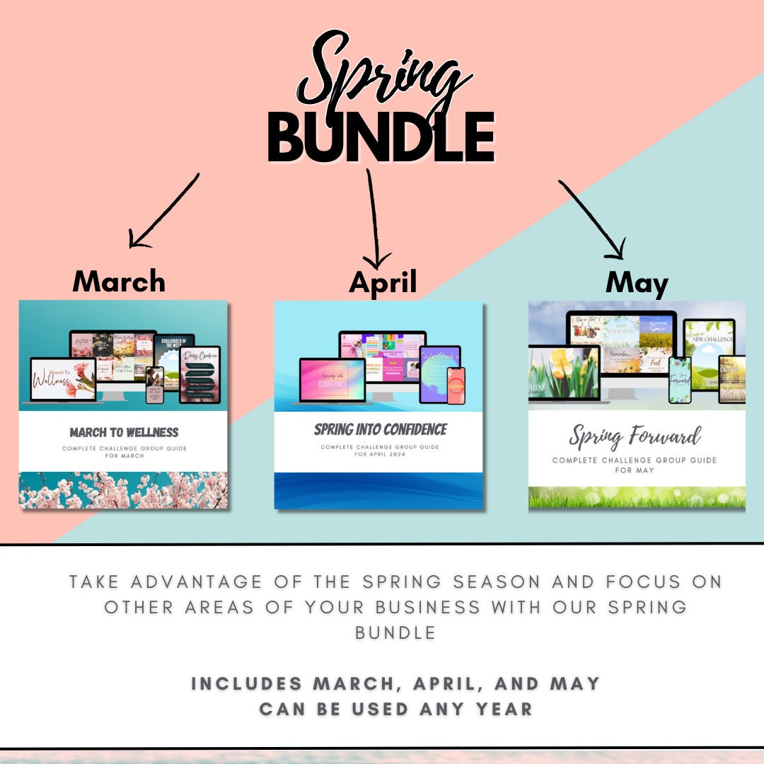 Spring Bundle Accountability Group Bundle - Etsy