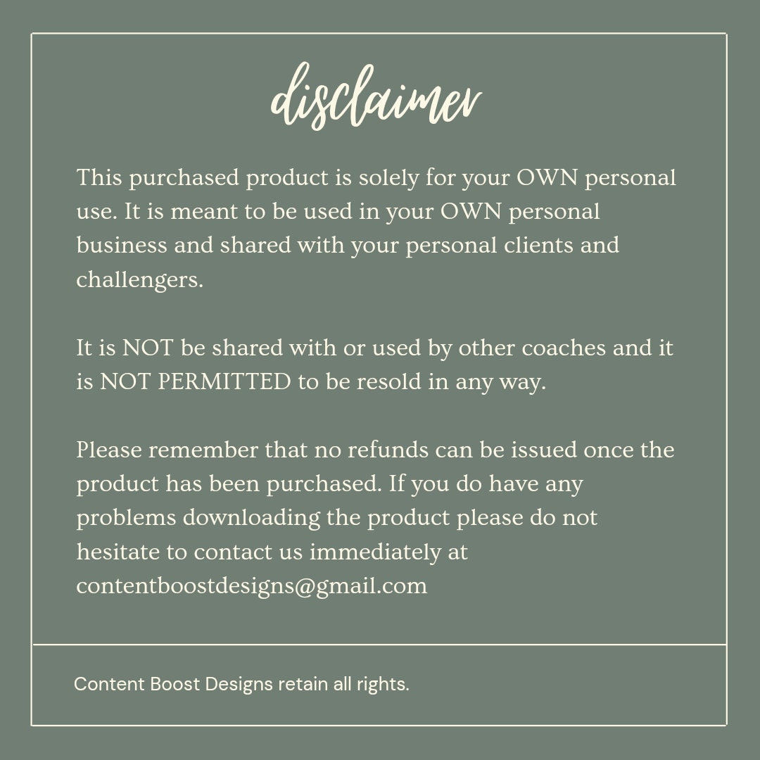 Bodi Challenge Group/back to Basics Challenge Group - Etsy