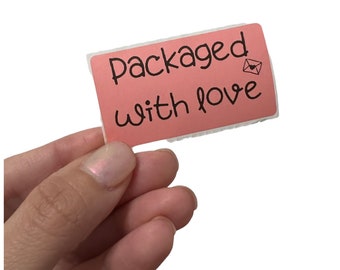 Packed With Love Sticker - Etsy