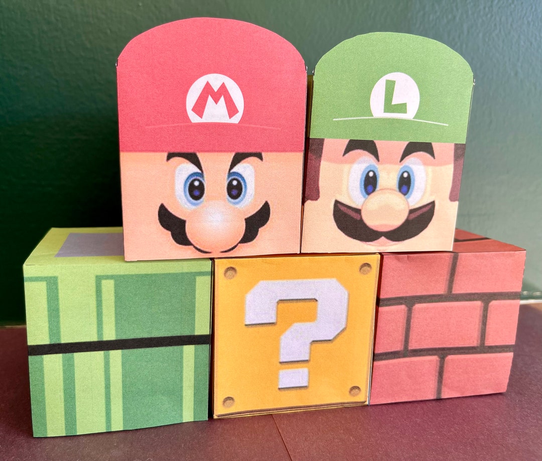 Super Mario Bros. Block Set - Etsy