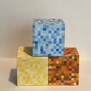 3D Minecraft Blocks - Instant Download - Full Set - Etsy