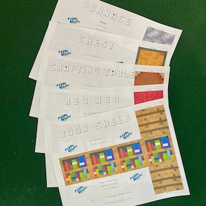 3D Minecraft Blocks - Instant Download - Builder Set - Etsy