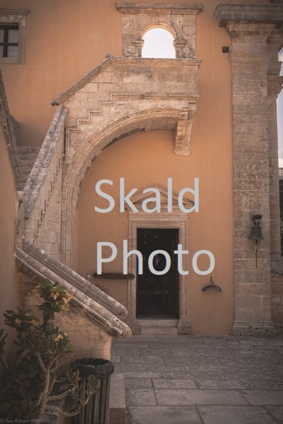 Greek Monastery Stairs - Etsy