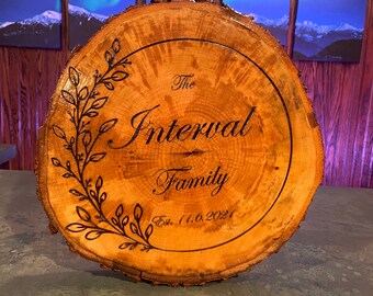 Custom Live Edge Wood Sign - Etsy