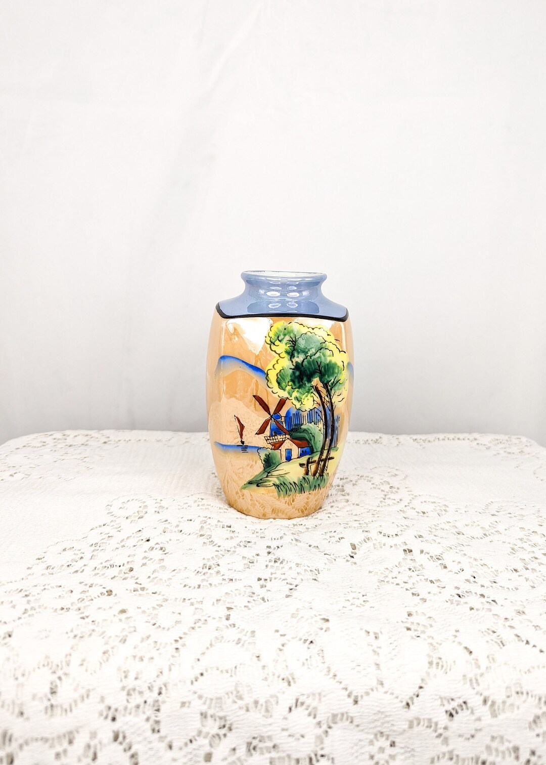 1920s Vintage Japanese Lusterware Vase - Etsy