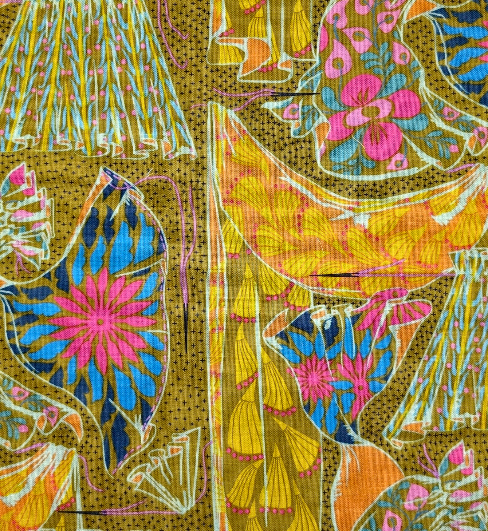 Anna Maria Horner Free Spirit Fabric Remnants Bundle Quilting Fabric ...