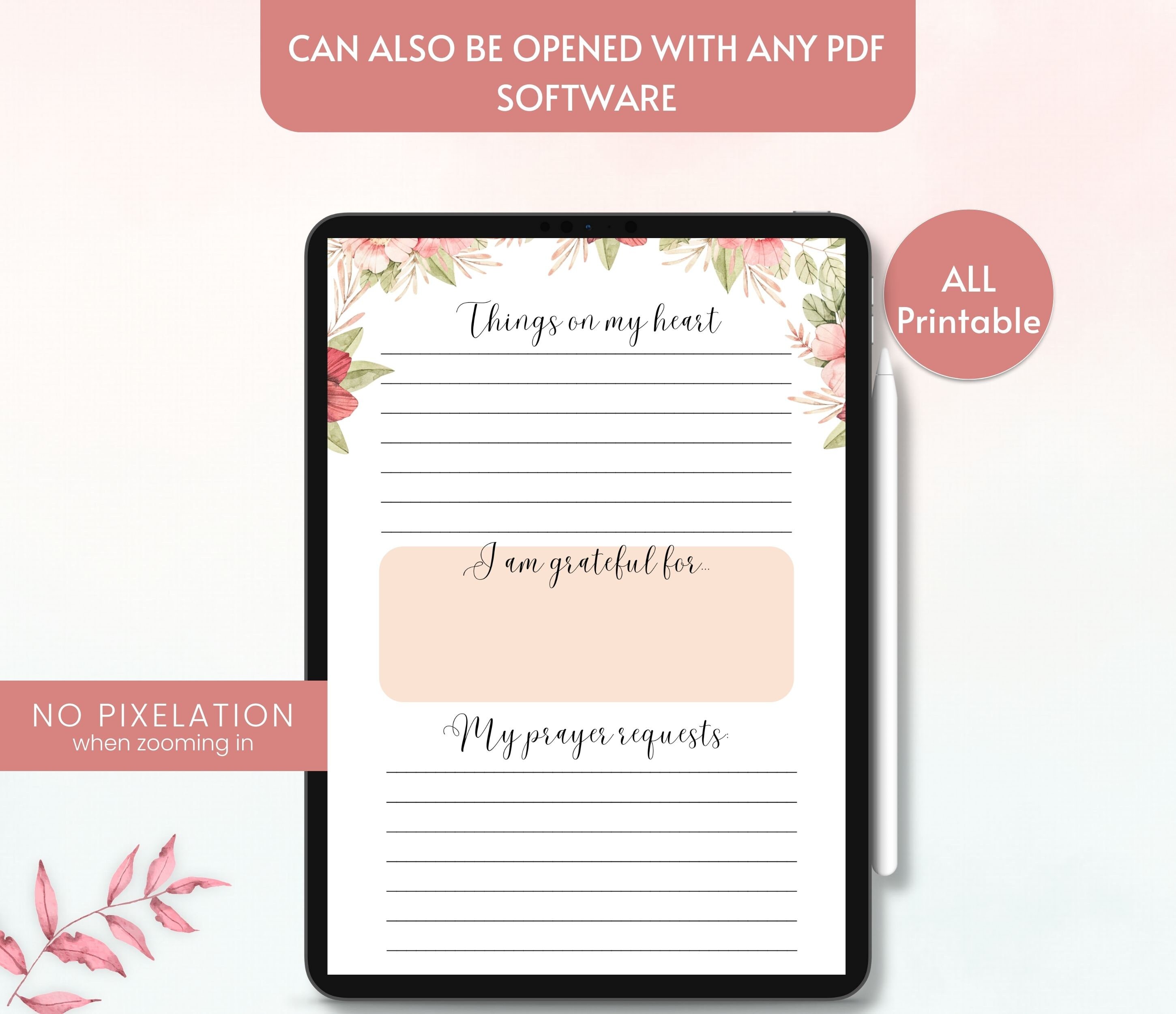 NEW 2024! - 52 Week Guided Prayer Journal - Faith Journey, Bible Study ...