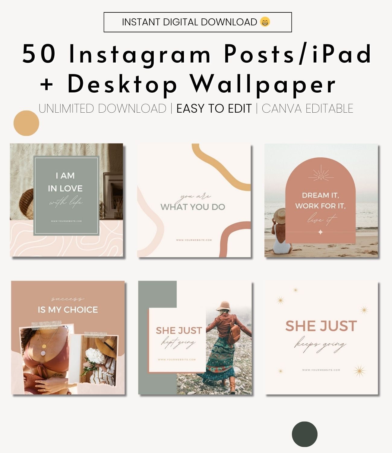 Manifestation Boho Quotes, Minimalist Boho Inspirational Positive Quote ...