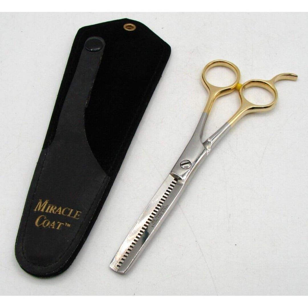 Miracle Coat Dog Thinning Shears Scissors Stainless Steel 28 Tooth W ...