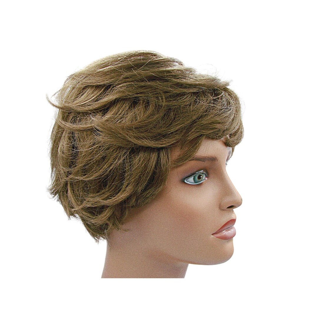 Vintage Kane Kalon Kanekalon Wig Brunette Short Hair Costume Cosplay ...