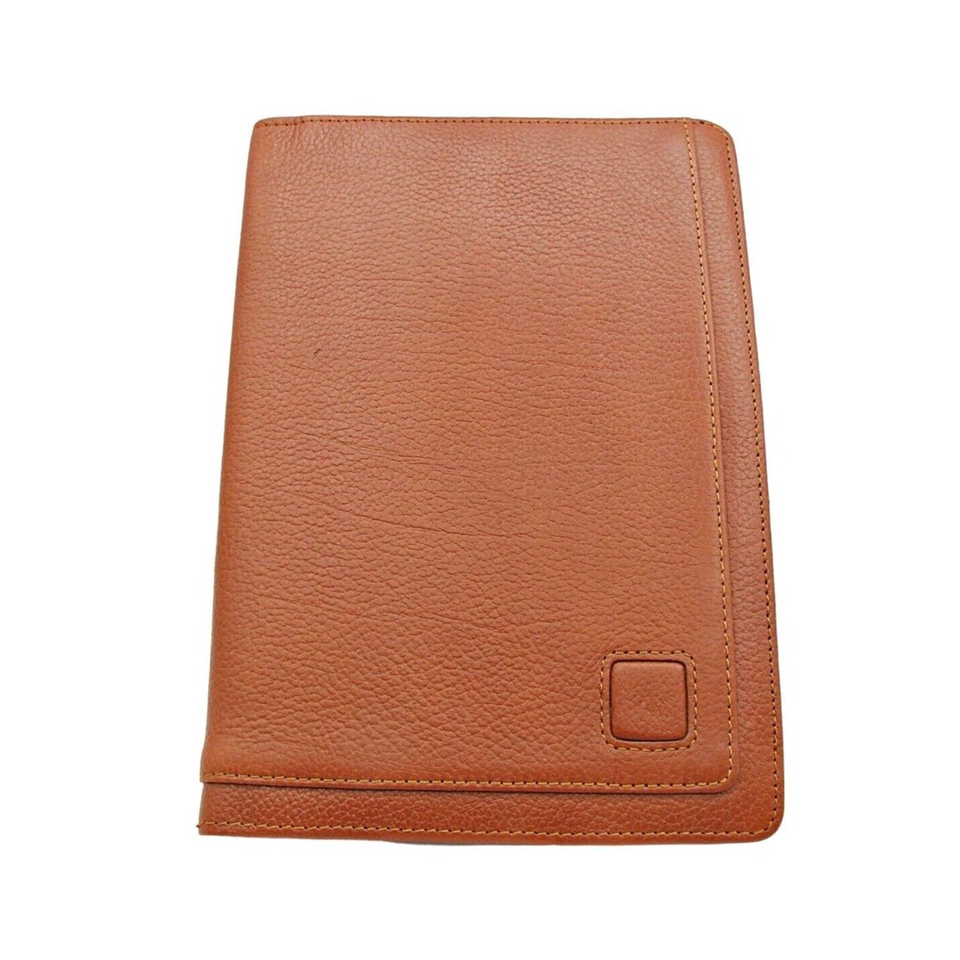 HAZEL Elite Business Card File Holder Case Organizer Brown Leather ...