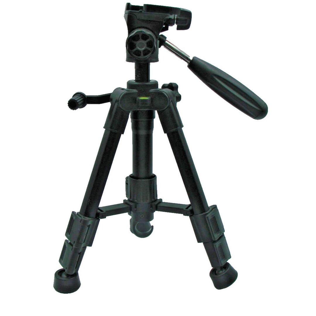 Telescopic Level Tripod Stand Camera Swivel Pan Head Extends Travel ...