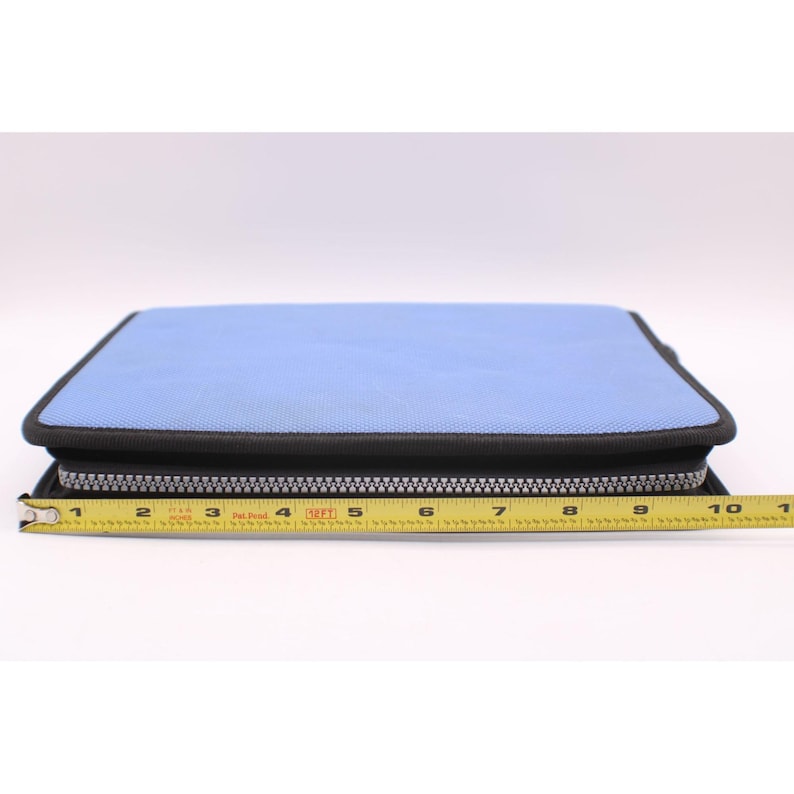 Day-timer Blue Zip-up Ring Binder Planner Organizer With Pockets Ruler ...