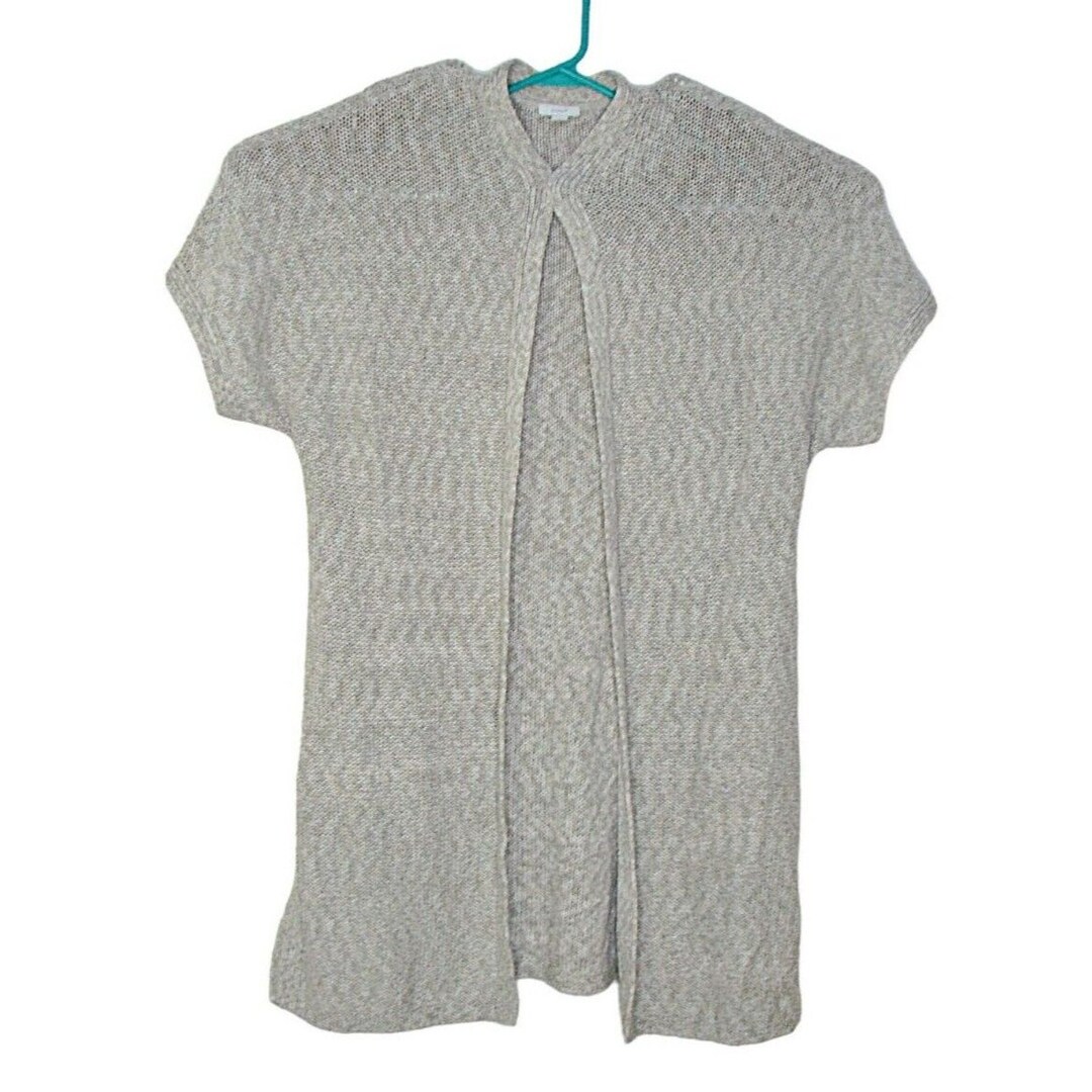 J. Jill Pure Jill Womens Open Front Cardigan Long Sweater Green ...