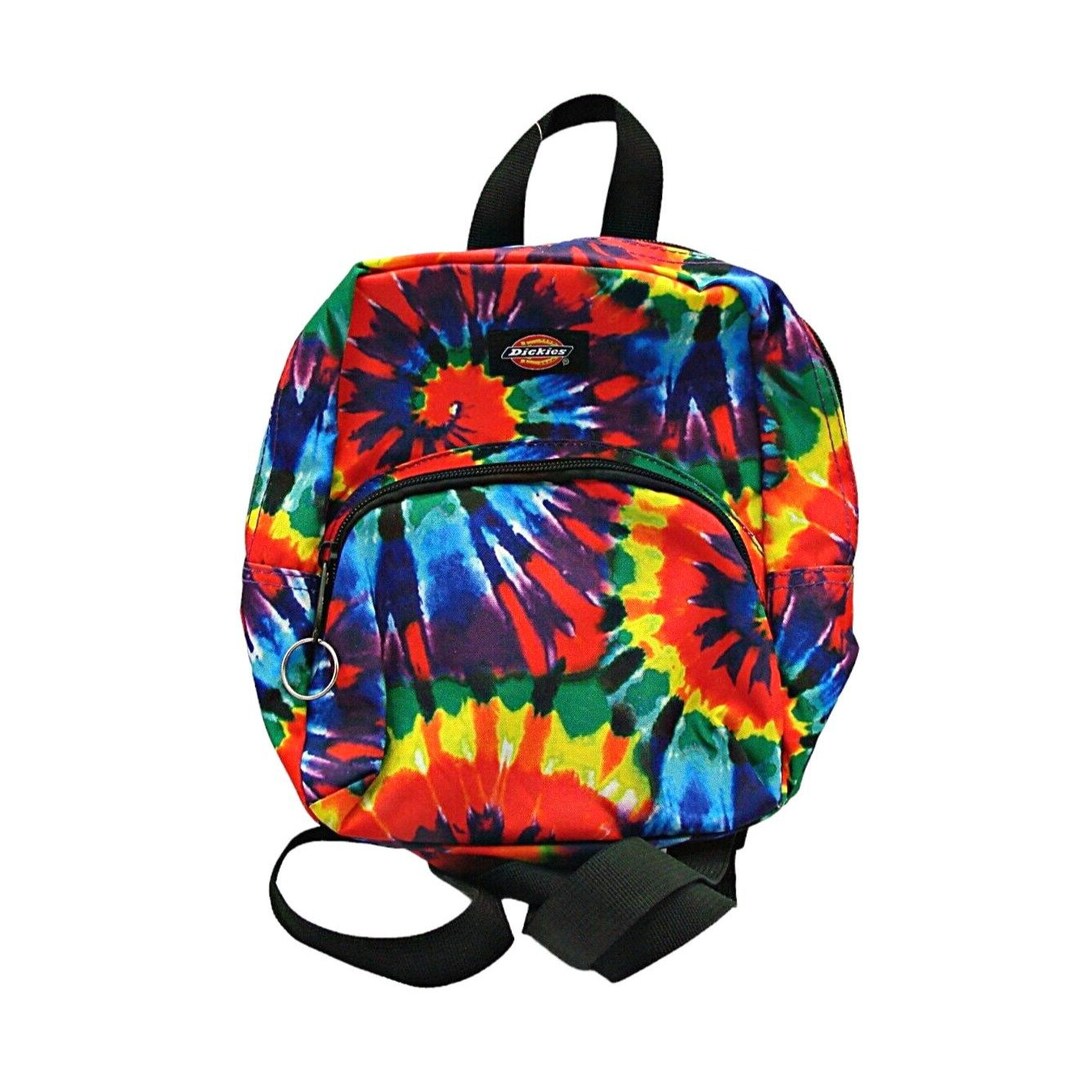 Dickies Backpack Mini Tie Dye Pattern Bright Colors Canvas Material ...