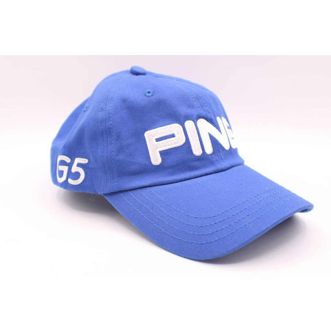 Ping G5 Blue Adjustable Golf Hat Cap Embroidered Logo Cotton Buckle ...