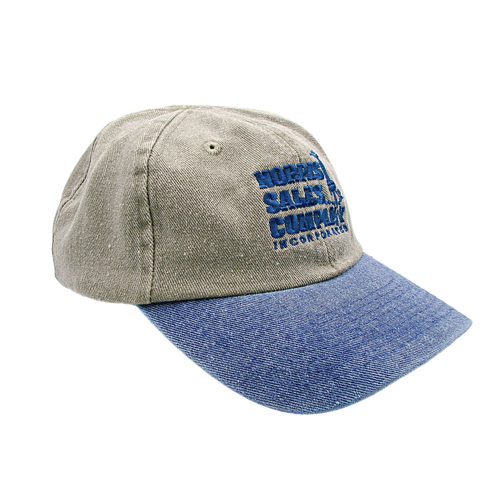 Morris Sales Co. Logo Canvas Denim Hat Toppers Baseball Adjustable Cap ...