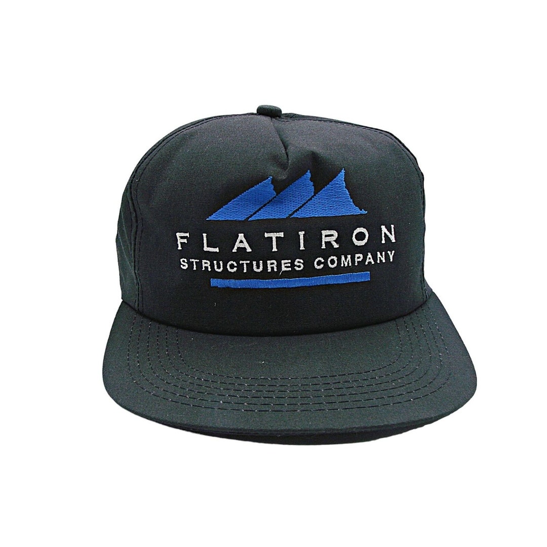 Vintage Snapback Hat Baseball Cap Flatiron Structure Company - Etsy