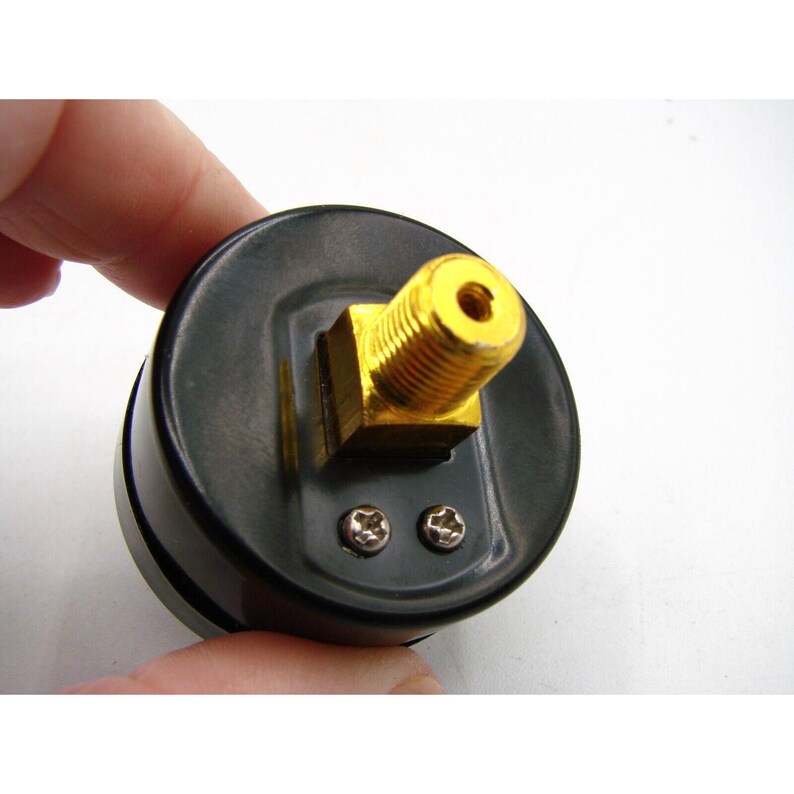 Mini Low Pressure Gauge Back Mount 1/8" Thread Fuel Oil Air Water Range ...