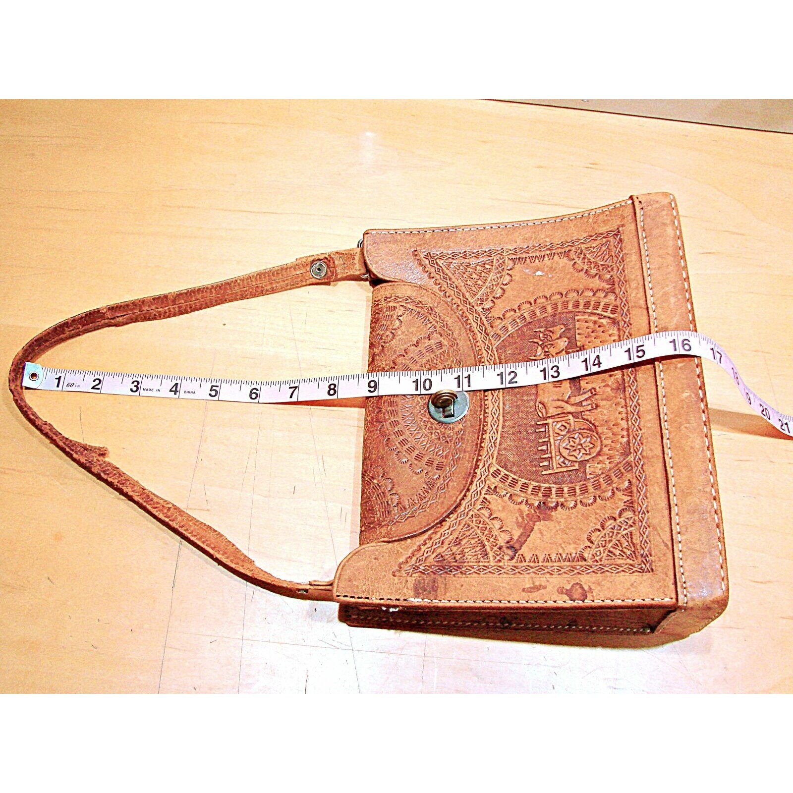 Vintage Talabarteria Hand Tooled Leather Castro El Caballo Blanco ...