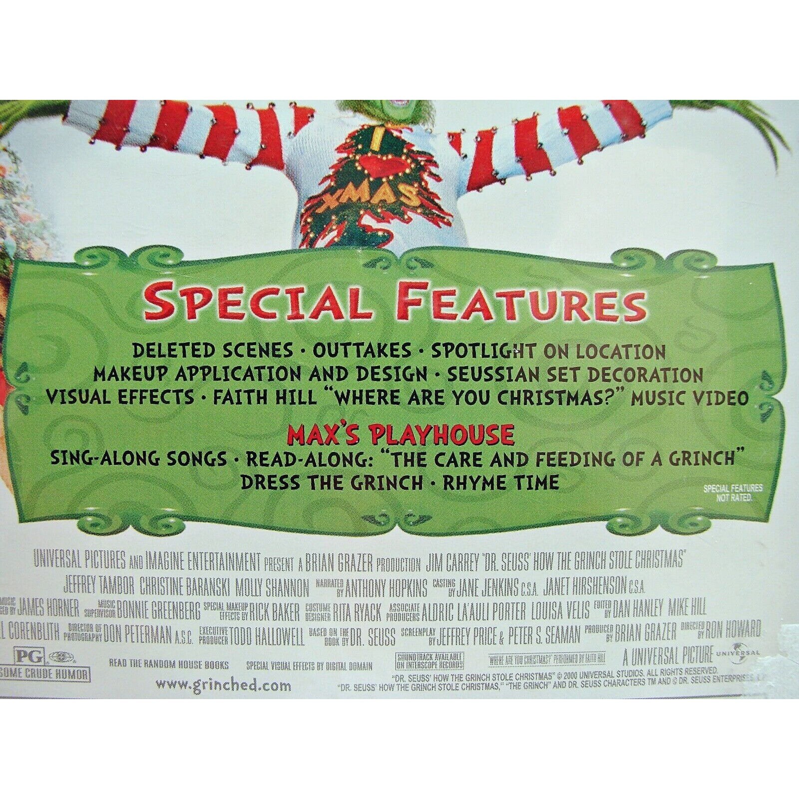 Dr. Seuss How the Grinch Stole Christmas 2003 Collectors Edition DVD Movie - Etsy