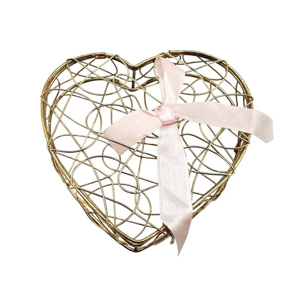 Wire Heart Basket - Etsy