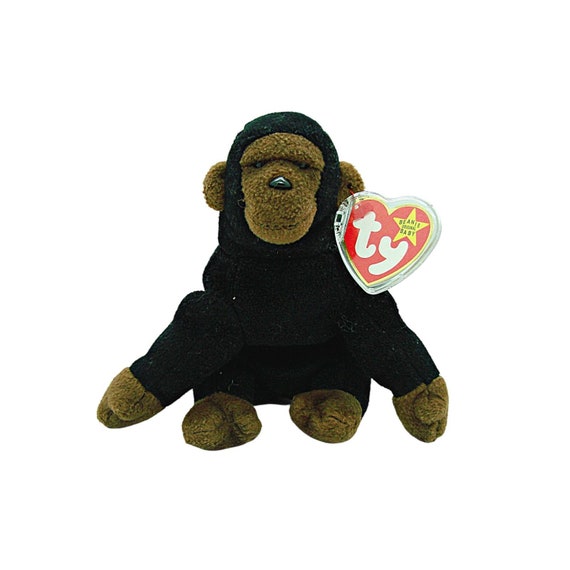 Ty Congo the Gorilla Brown Original Beanie Baby Collection - Etsy