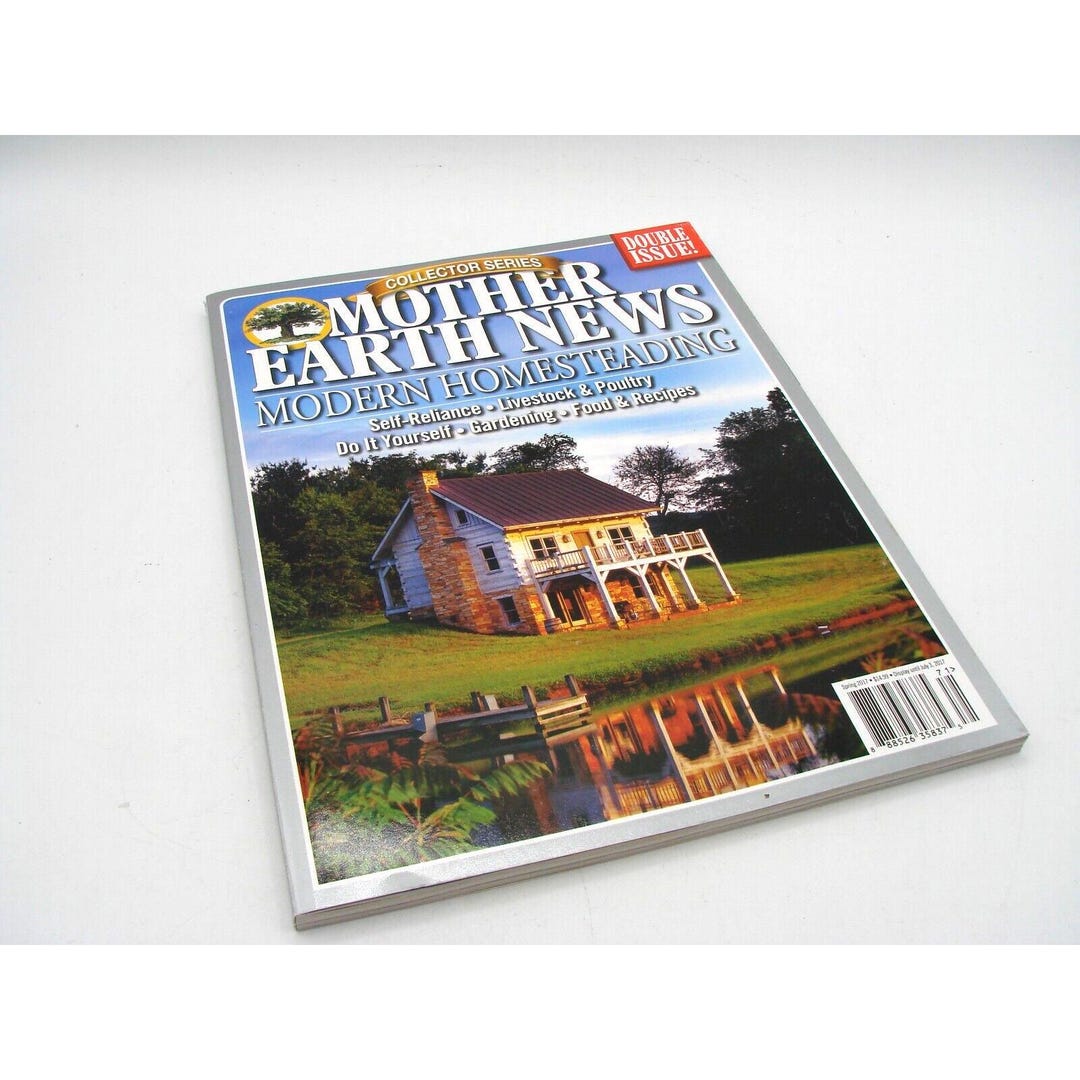 New Modern Homesteading Collector Series Mother Earth News Book Self ...