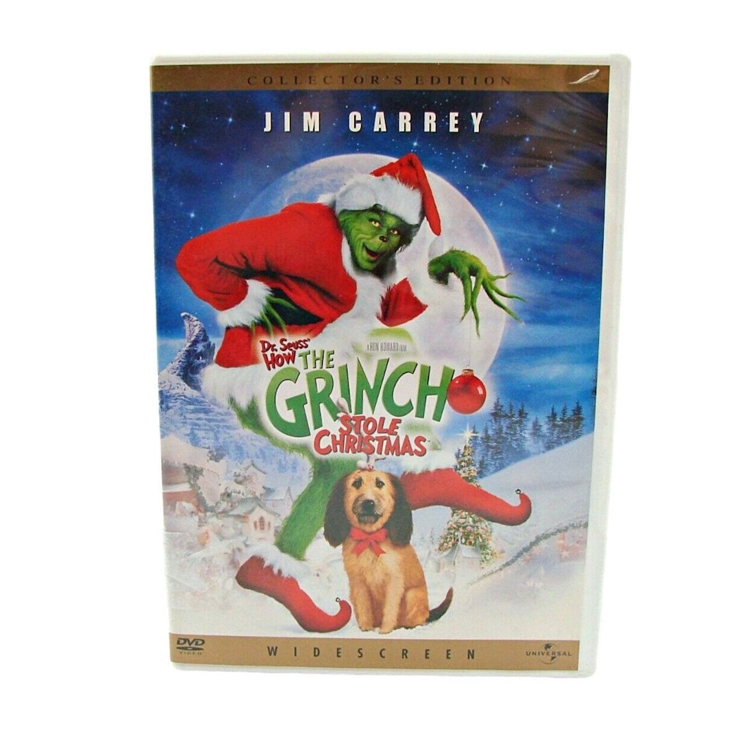 Dr. Seuss How the Grinch Stole Christmas 2003 Collectors Edition DVD Movie - Etsy