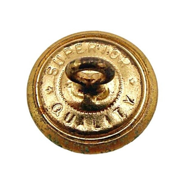 12 Vintage Uniform Coat Jacket Shank Buttons Initial P Police Superior ...