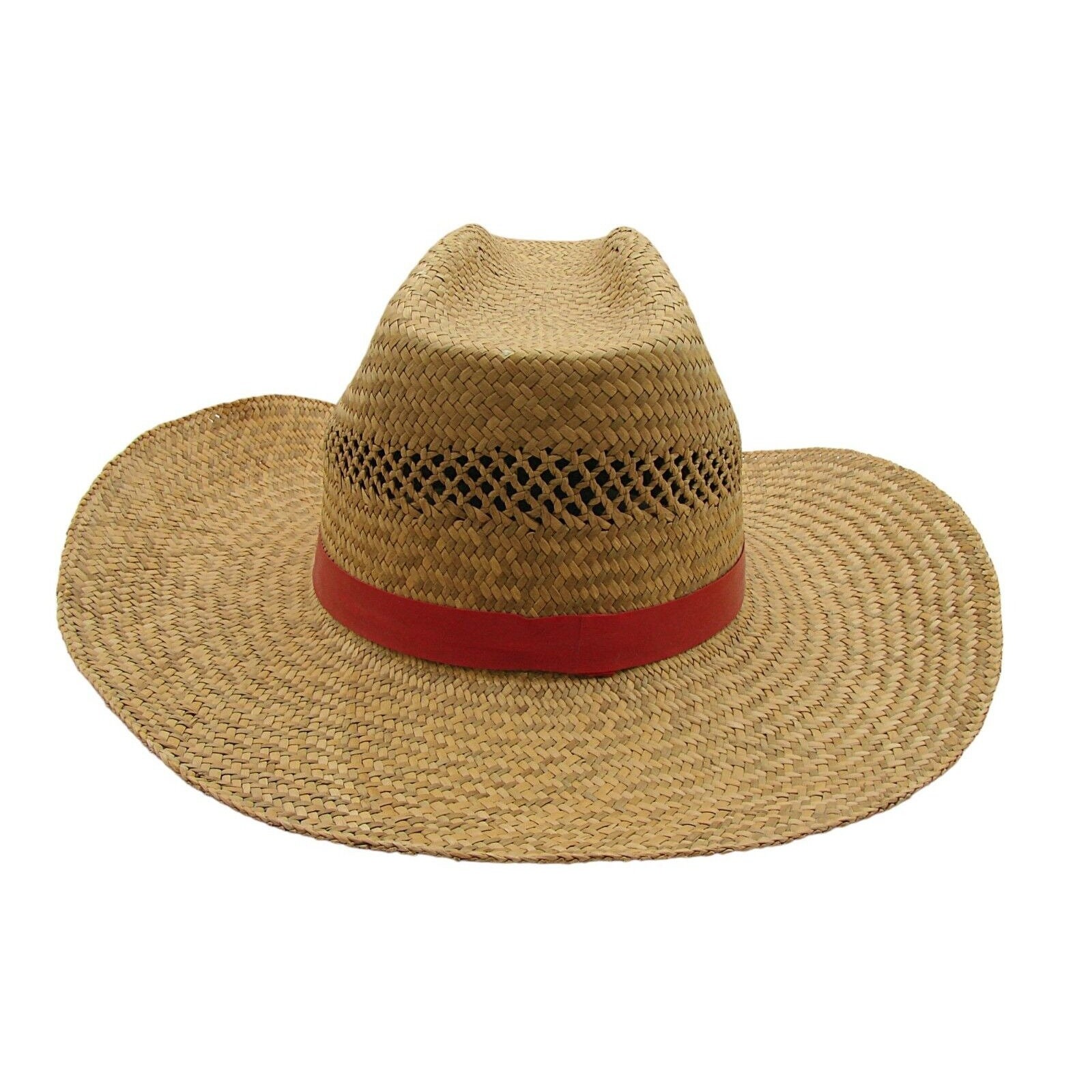 Amsco Logo Banded Straw Hat the Difference is You Fly Away Sun Beach ...
