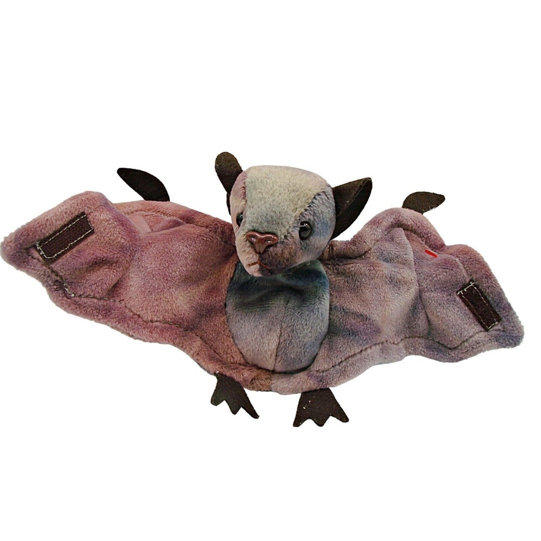 Ty Beanie Babies Batty the Bat Tie Dye 1996 Animal Stuffed Plush Toy ...