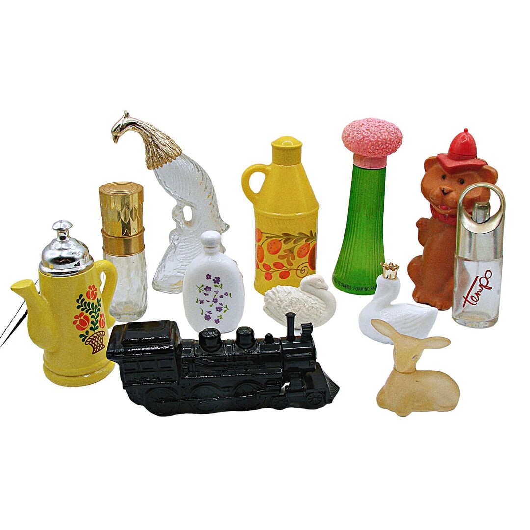 Vintage Lot 12 EMPTY Avon Collectible Bottles Variety Perfume - Etsy