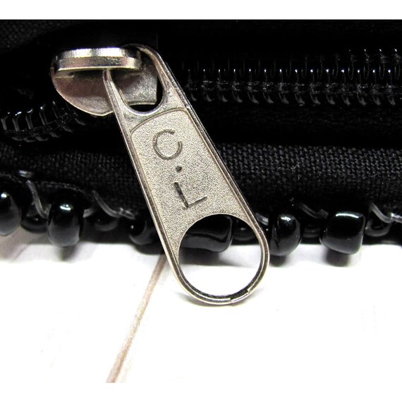 Spiral Beaded Wrapped Clutch Handbag Purse Zipper Clo… - Gem